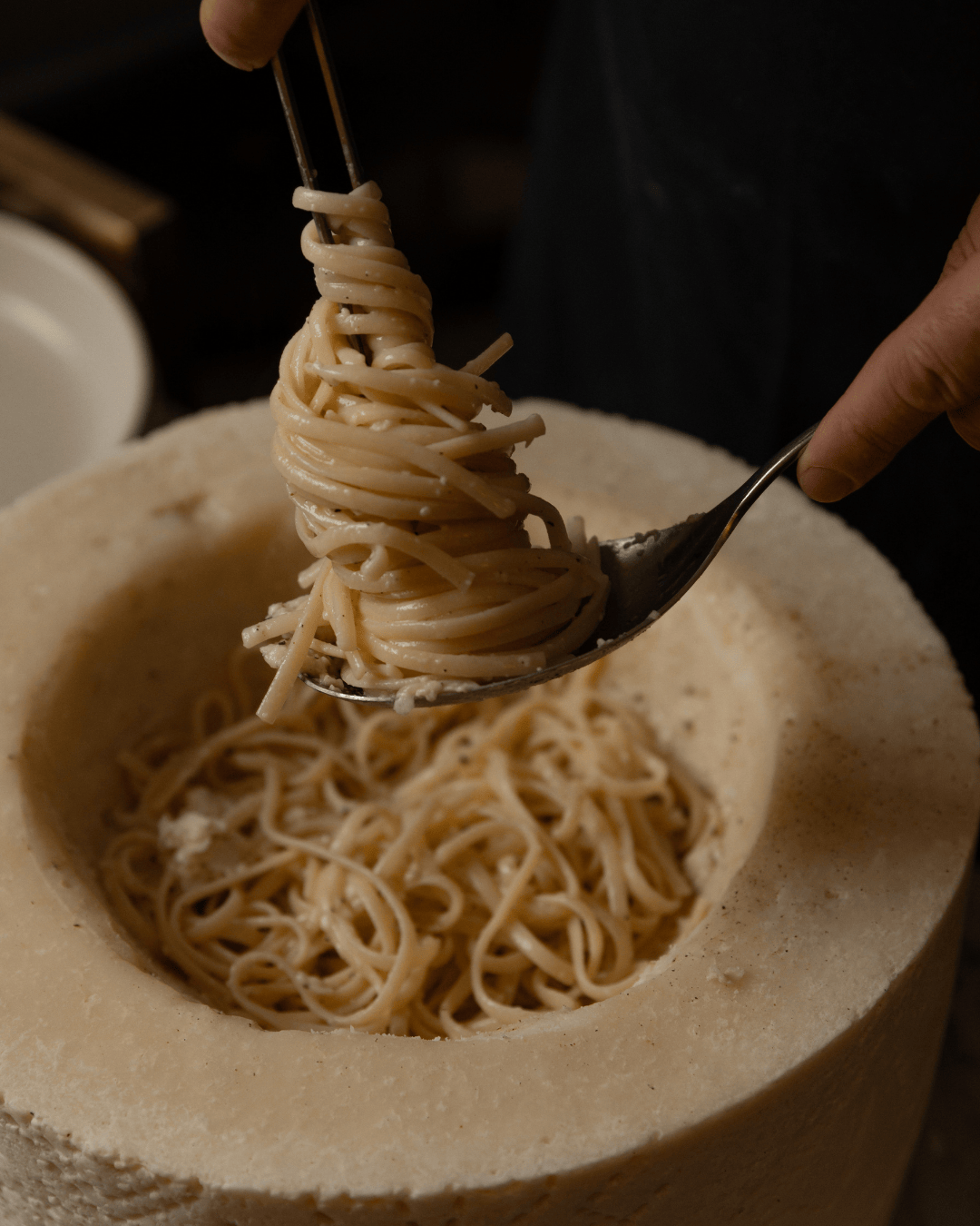 Cheese Wheel Pasta in Hobart | Tesoro Modern Italian Restaurant